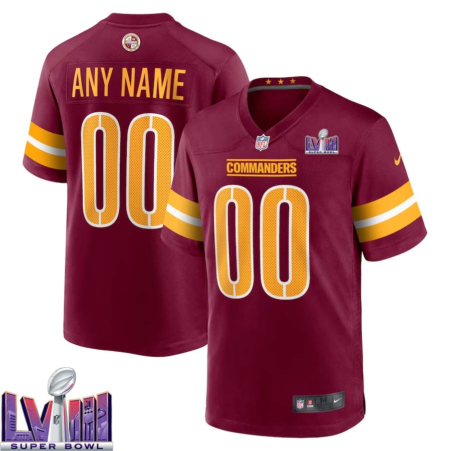 Custom Commanders Jersey Vulius - NFL store jerseys