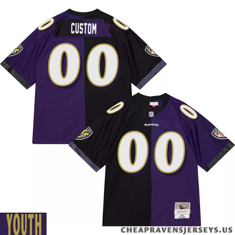 Custom Split Legacy Baltimore Ravens 2000 Jersey - Vulius NFL Store ...