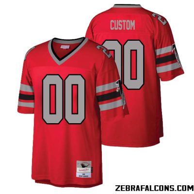 Custom Mitchell & Ness Men-s Atlanta Falcons 1989 Throwback Jersey ...